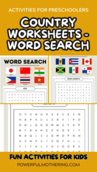 Country Word Searches | Free Homeschool Deals