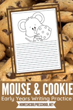 If You Give a Mouse a Cookie Writing Page | Free Homeschool Deals