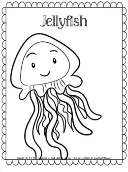 Jellyfish Coloring Page | Free Homeschool Deals