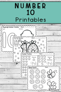 Number Ten Worksheets | Free Homeschool Deals