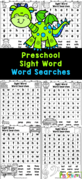 Preschool Word Searches | Free Homeschool Deals
