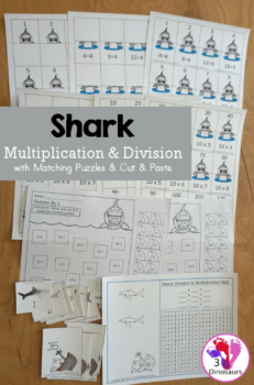 Shark Multiplication and Division | Free Homeschool Deals