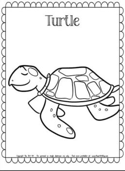 Turtle Coloring Page | Free Homeschool Deals