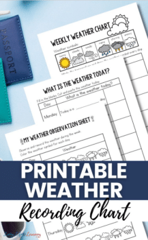 Weather Recording Charts | Free Homeschool Deals
