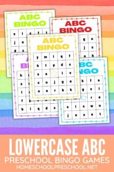 Lowercase Alphabet Bingo Game | Free Homeschool Deals