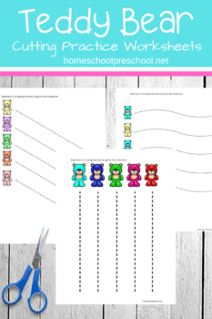 Bear-Themed Cutting Practice Pages | Free Homeschool Deals