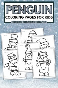 Winter Penguin Coloring Pages | Free Homeschool Deals