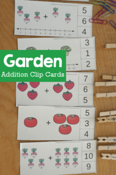 Garden Addition Clip Cards | Free Homeschool Deals