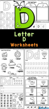 Letter D Worksheets | Free Homeschool Deals