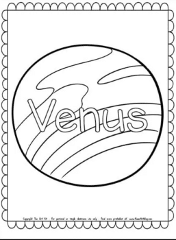 Venus Coloring Page | Free Homeschool Deals