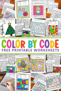 Color by Code Worksheets | Free Homeschool Deals