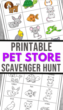 Pet Store Scavenger Hunt | Free Homeschool Deals