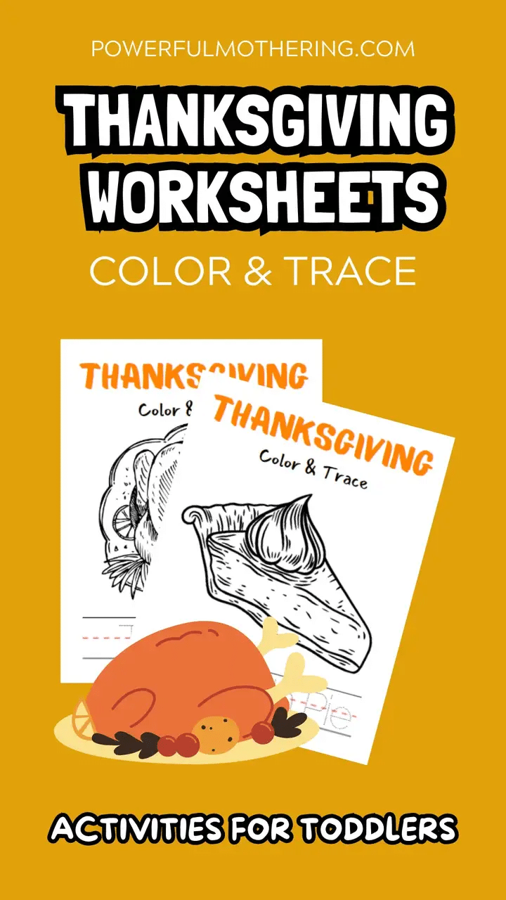 Thanksgiving Color and Trace Pages | Free Homeschool Deals