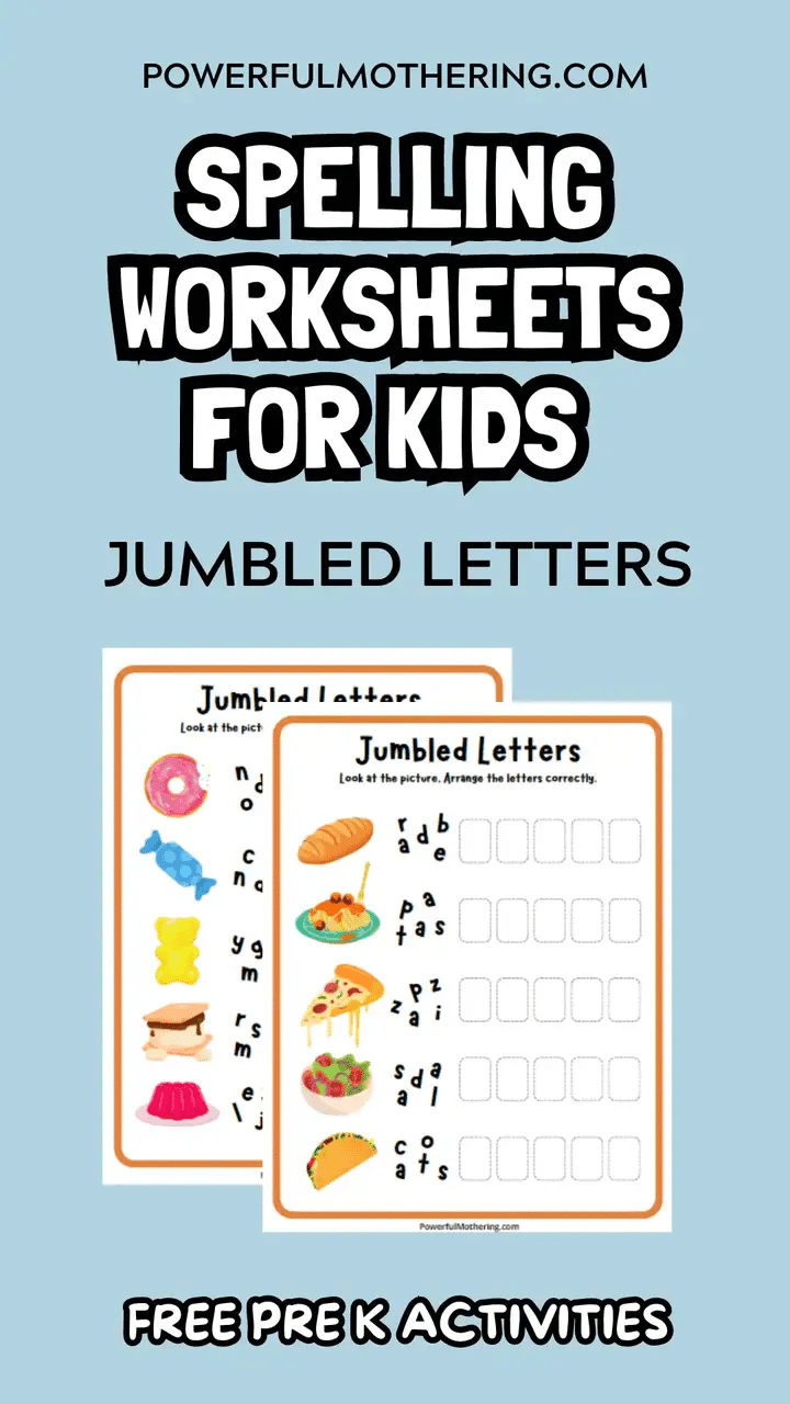 Jumbled Letter Spelling Worksheets | Free Homeschool Deals