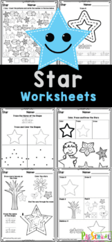 Star Shape Worksheets | Free Homeschool Deals