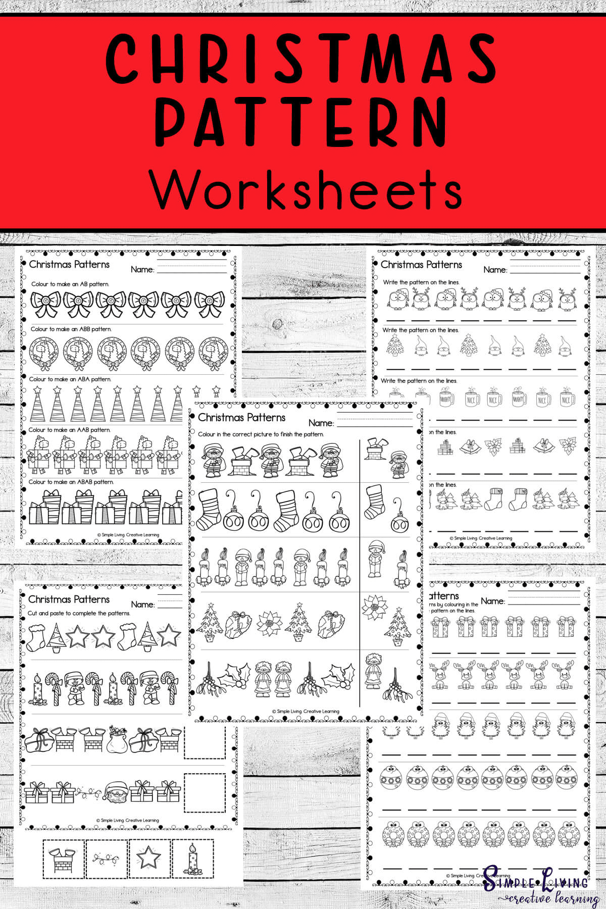 Christmas Pattern Activity Pages | Free Homeschool Deals