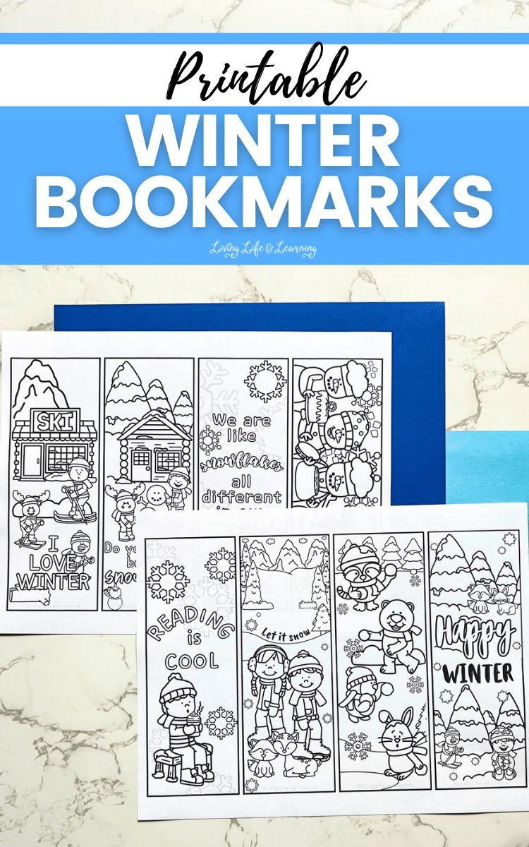 Winter Themed Bookmarks | Free Homeschool Deals