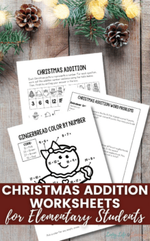 Christmas Addition Pages | Free Homeschool Deals