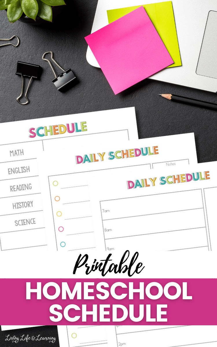 Homeschool Schedule Printable | Free Homeschool Deals