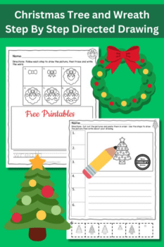Christmas Tree Drawing Pages | Free Homeschool Deals