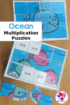 Ocean Multiplication Puzzle | Free Homeschool Deals