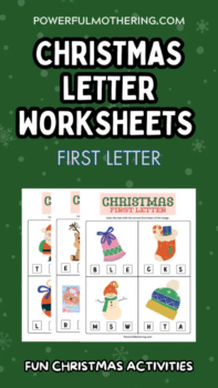 Christmas Letter Worksheets | Free Homeschool Deals