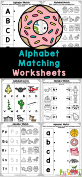 Letter Matching Worksheets | Free Homeschool Deals
