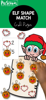 Elf Shape Matching Worksheets | Free Homeschool Deals
