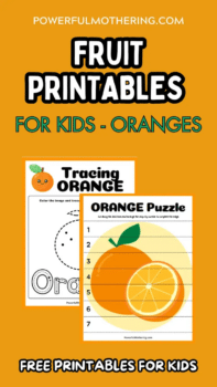 Orange Activity Pages | Free Homeschool Deals