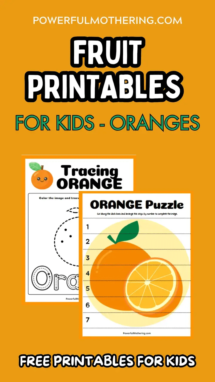 Orange Activity Pages | Free Homeschool Deals