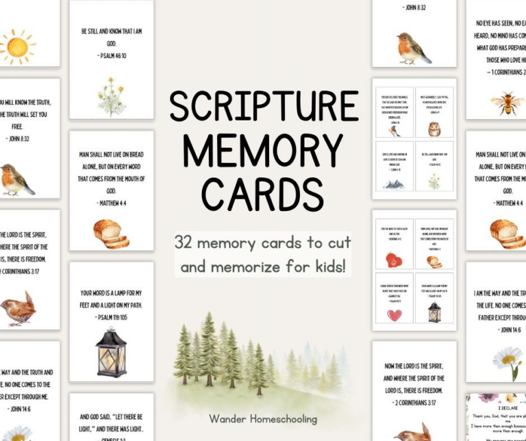 Scripture Memory Cards | Free Homeschool Deals