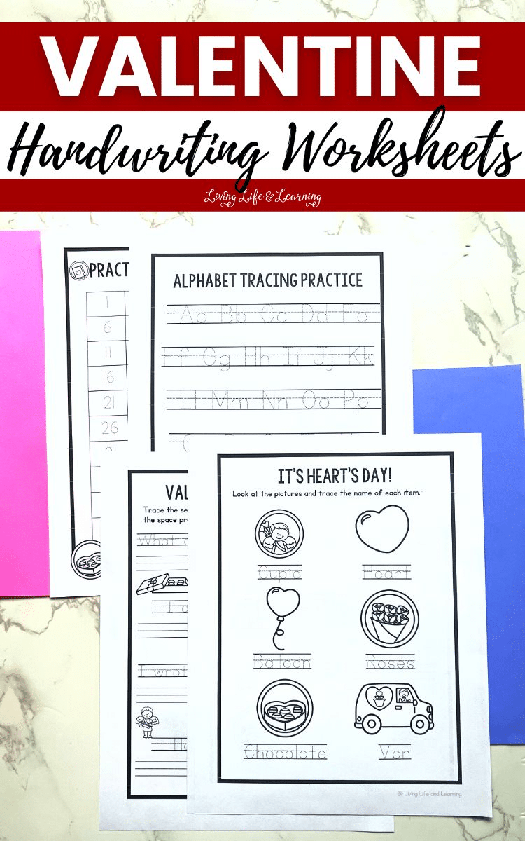Valentine Handwriting Worksheets | Free Homeschool Deals
