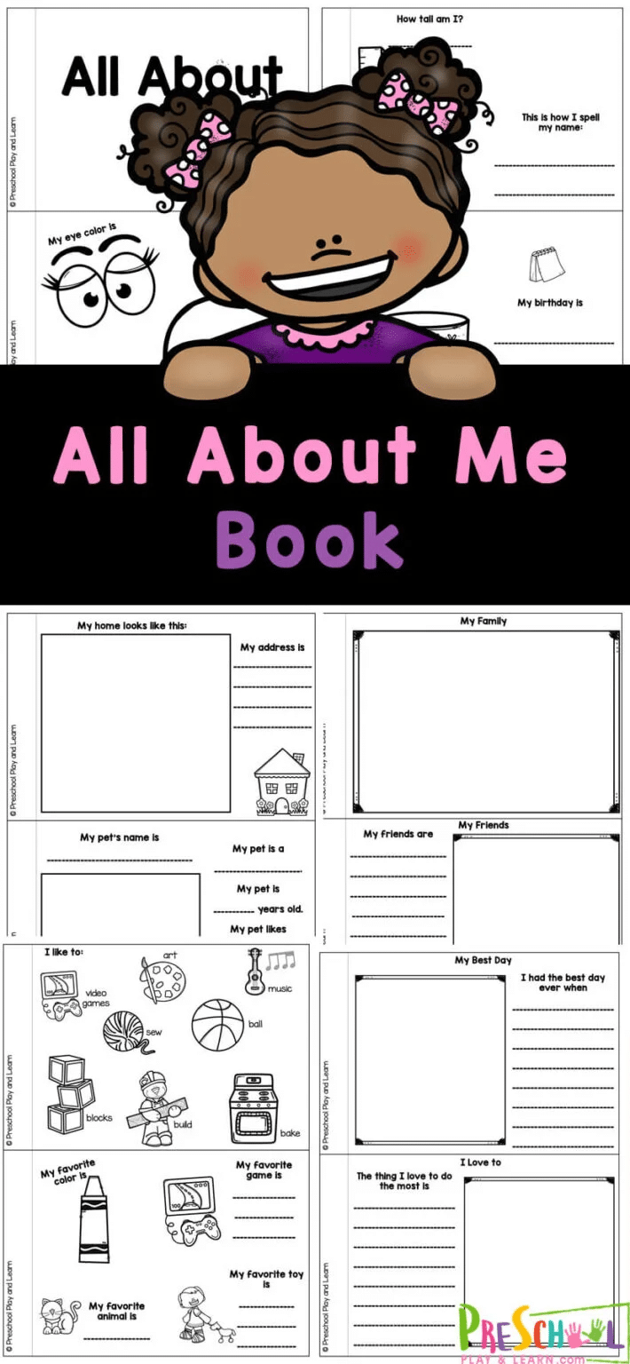 All About Me Worksheets | Free Homeschool Deals