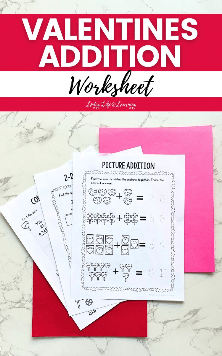 Valentine Addition Worksheets | Free Homeschool Deals