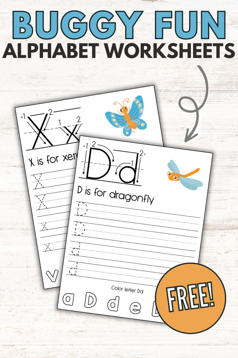 Bug-Themed Handwriting Practice Pages | Free Homeschool Deals