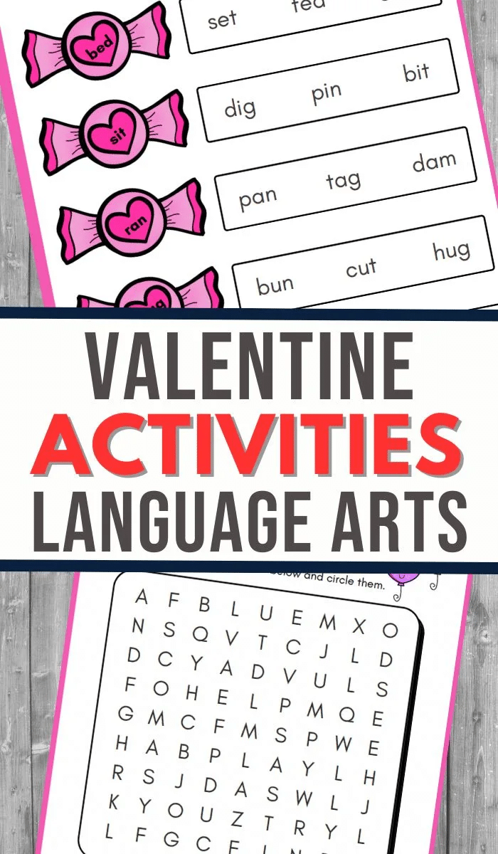 Valentine Language Arts Worksheets | Free Homeschool Deals