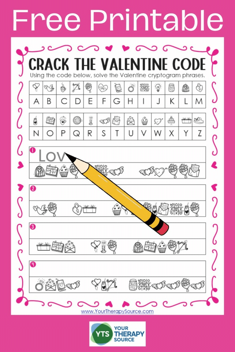 Valentine Cryptogram Activity | Free Homeschool Deals