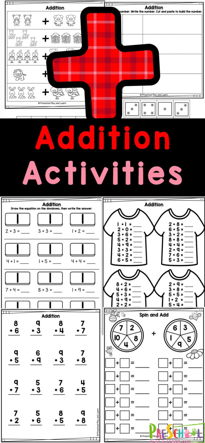 Preschool Addition Worksheets | Free Homeschool Deals