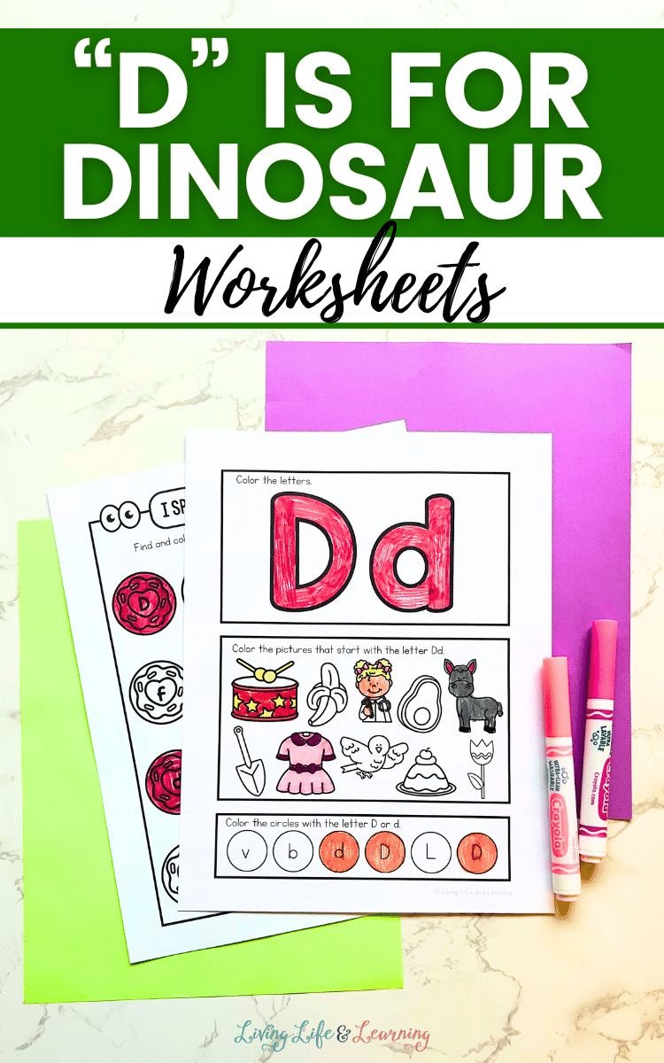 D is for Dinosaur Worksheets | Free Homeschool Deals