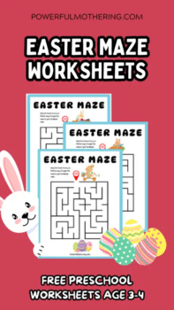 Easter Maze Worksheets | Free Homeschool Deals