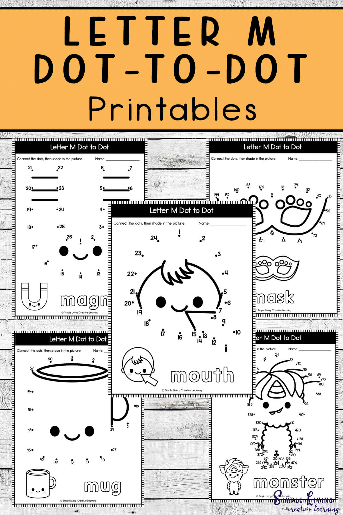 Letter M Dot Pages | Free Homeschool Deals