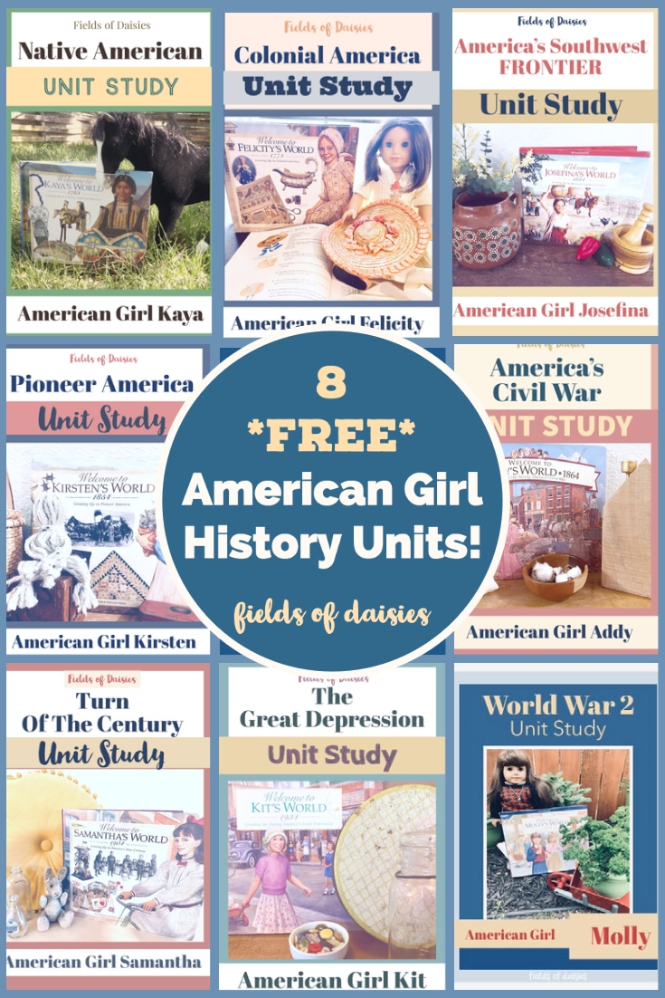 8 FREE American Girls History Unit Studies | Free Homeschool Deals
