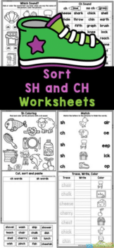 Sh and Ch Phonics Worksheets | Free Homeschool Deals