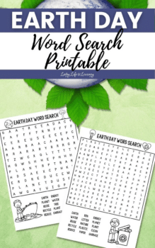 Earth Day Word Search | Free Homeschool Deals