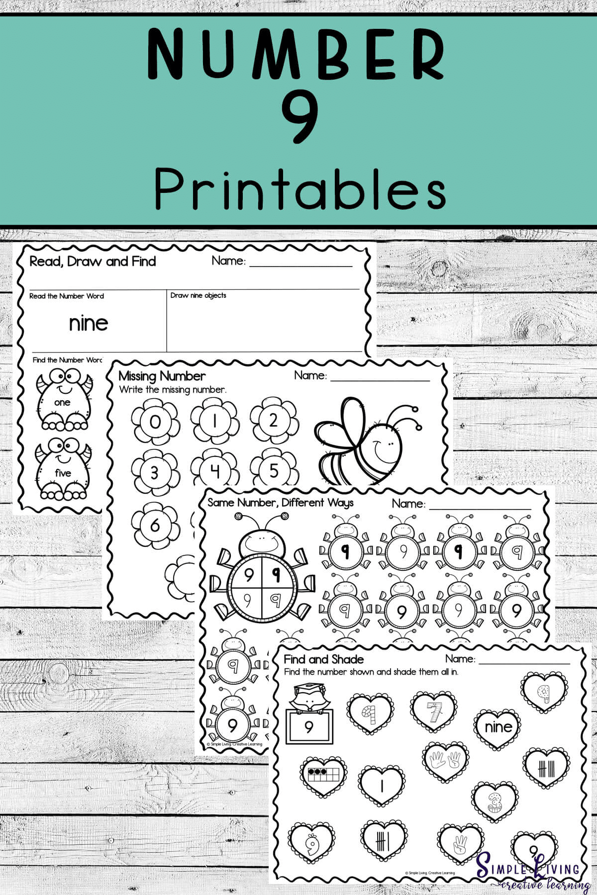 Number Nine Worksheets | Free Homeschool Deals