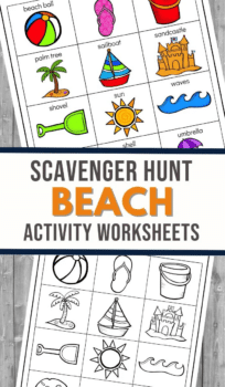 Beach Scavenger Hunt | Free Homeschool Deals