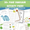 Dinosaur Activity Pages | Free Homeschool Deals
