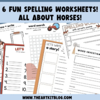 Horse Spelling Worksheets | Free Homeschool Deals