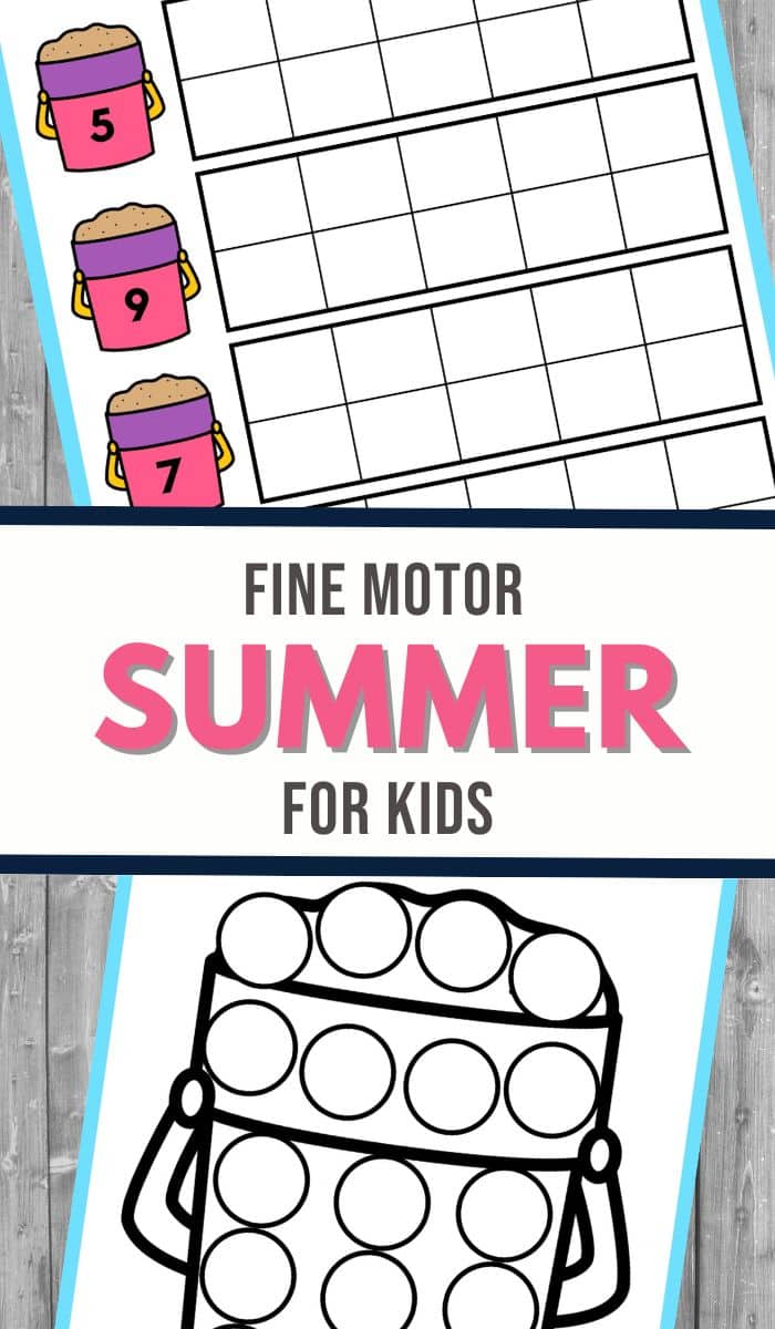 Summer Fine Motor Activities for Preschoolers | Free Homeschool Deals
