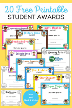Printable Awards for Students | Free Homeschool Deals